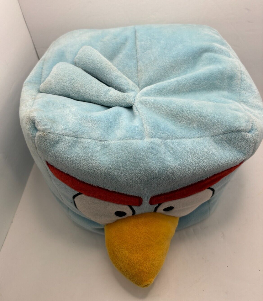 Angry Birds Blue Bird Ice Cube Stuffed Toy Sewn Eyes Plush 10'' | eBay