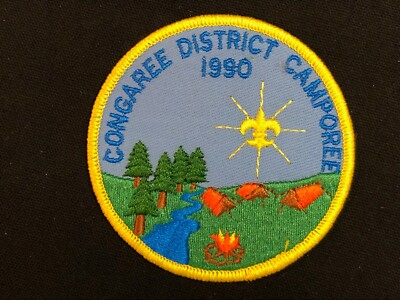 1990 Congaree District Camporee Patch | eBay
