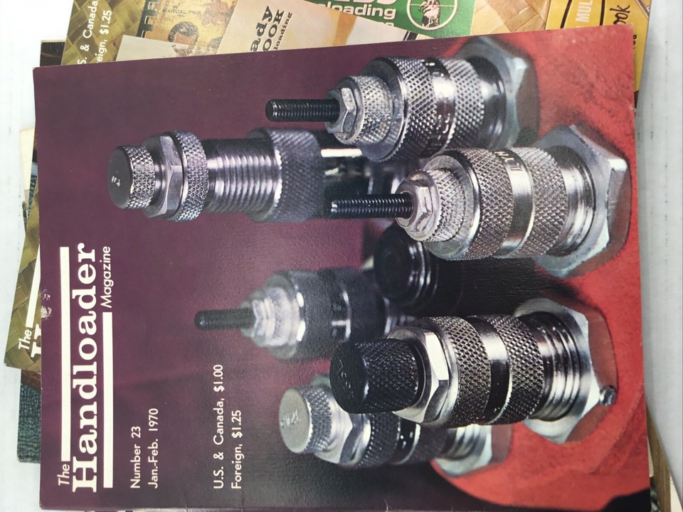 1970 Handloader Magazine Journal of Ammunition Reloading 1-6 Full Year ...