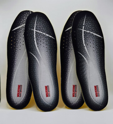2 pair OEM WOLVERINE Insoles Footbeds M sz 11, W sz 12.5 FREE SHIPPING ...