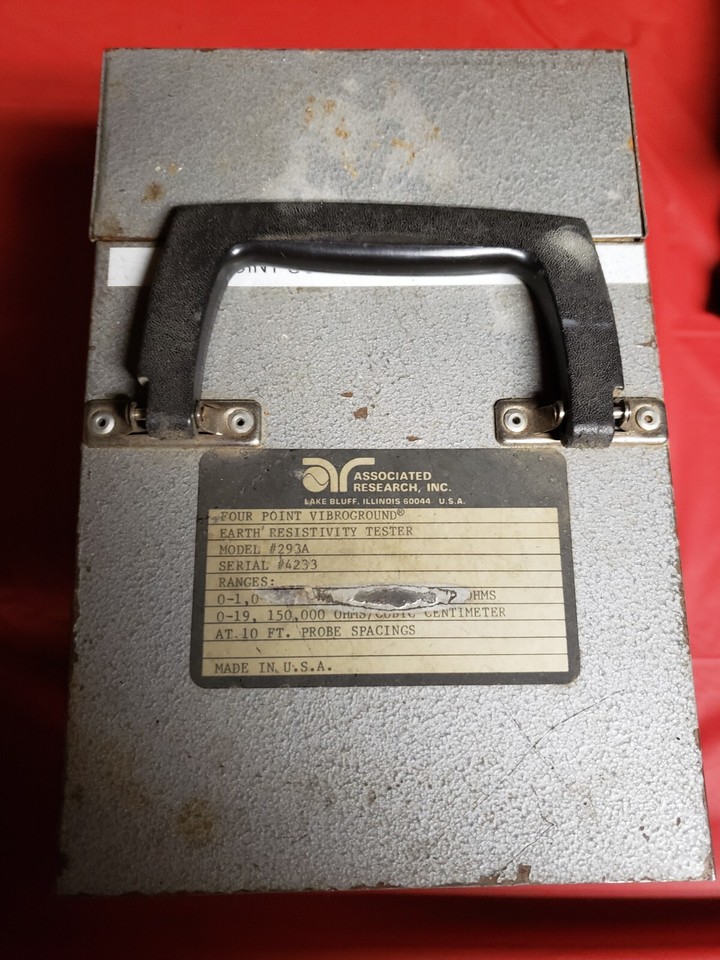 Associated Research 4 point Vibroground tester | eBay