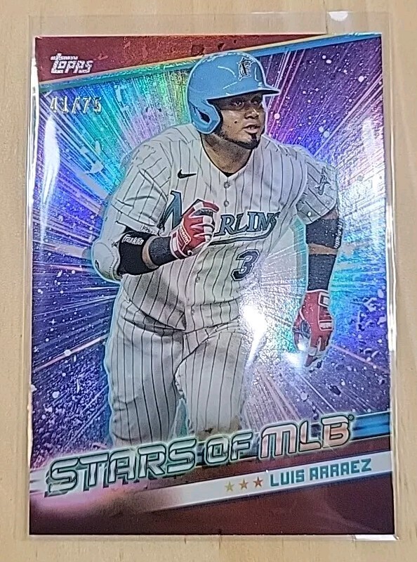 2024 Topps Series 2 Luis Arraez Stars Of MLB Red #D/75 SMLB-34 | eBay