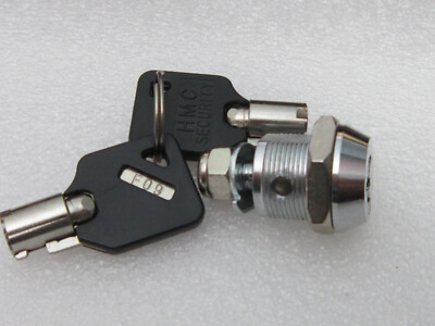 Homak Toolbox 5/8" Tubular Cam Lock Replacement 180 Degree Black Key ...