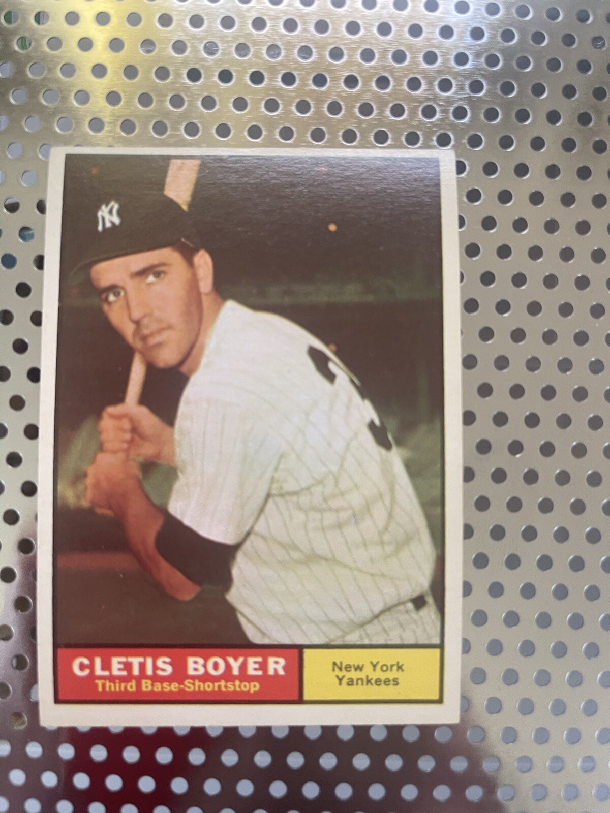 1961 Topps Baseball - # 19 Cletis Boyer, 3B/SS, New York Yankees | eBay