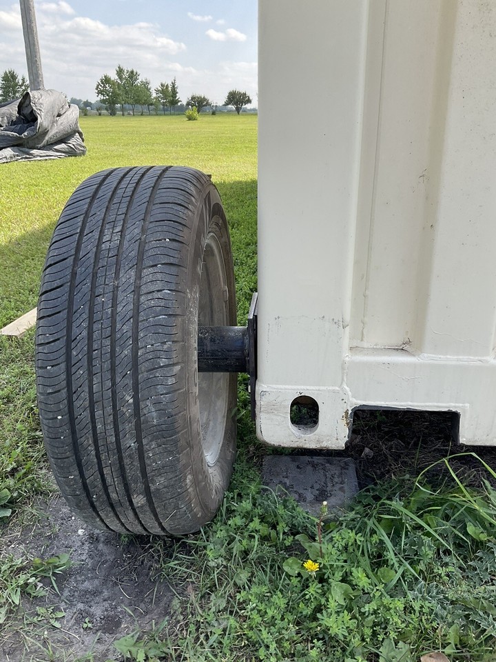 Shipping container wheel hub pair axle 5x115 bolt Made USA Life T ...