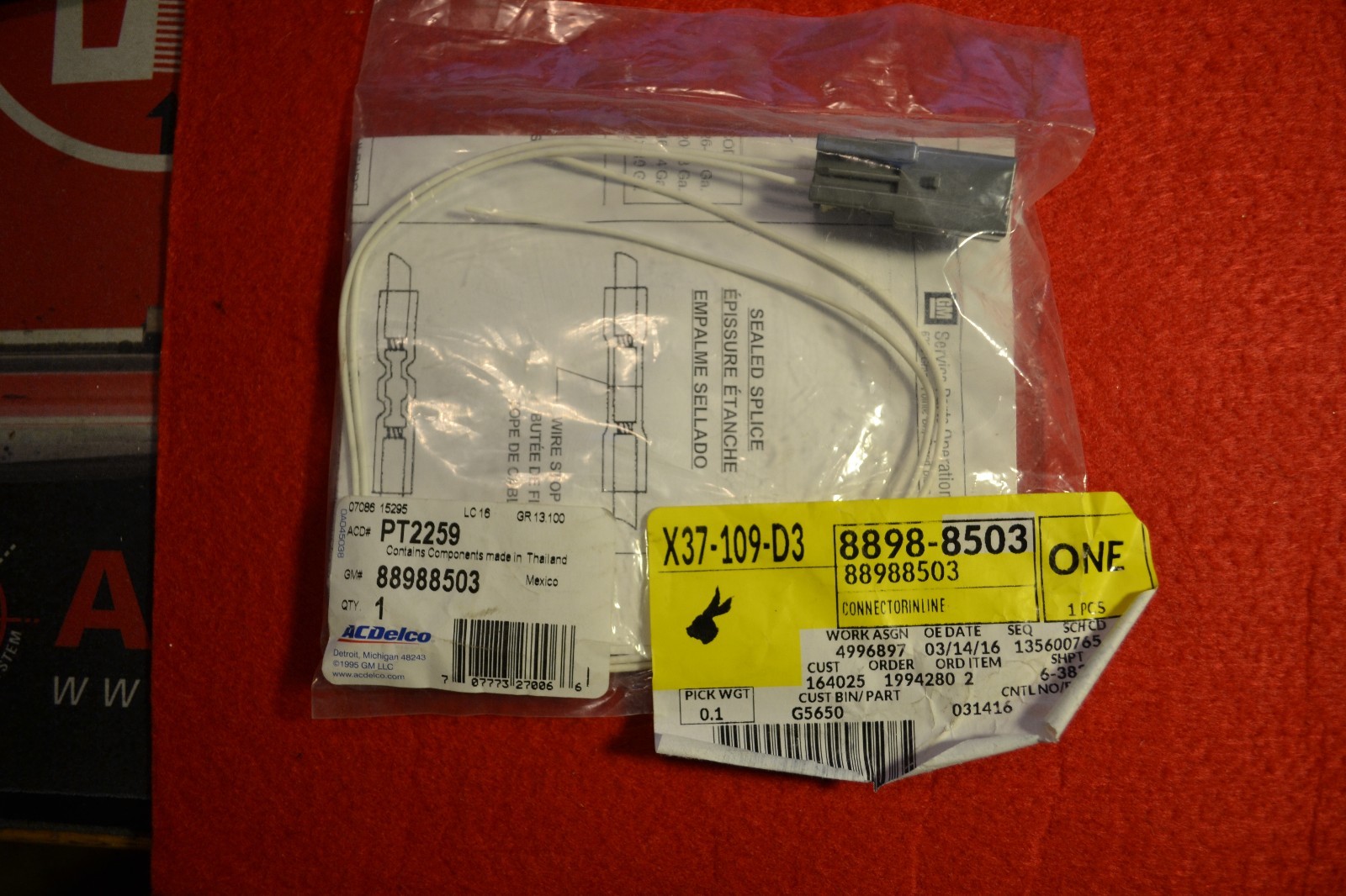 88988503 Multi Purpose Wire Connector ACDelco GM Original Equipment ...