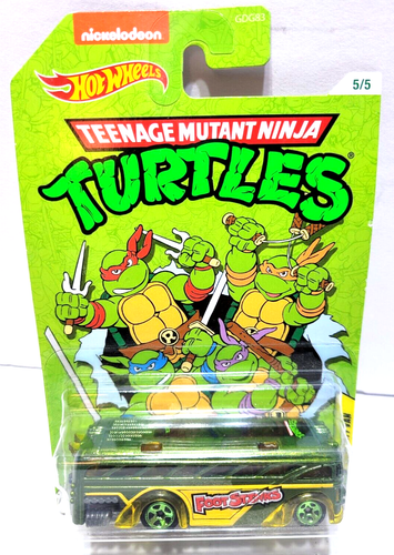 Mattel Hot Wheels Teenage Mutant Ninja Turtles Party Van Surfin' School ...