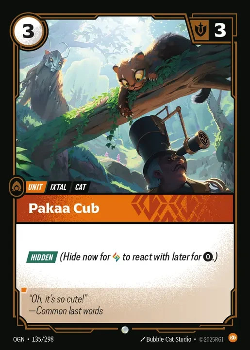 Riftbound Pakaa Cub OGN-135/298 English League of Legends | eBay