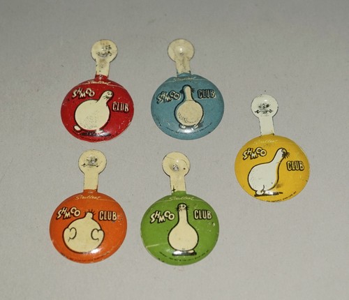 CIRCA LATE 1940S EARLY 1950S SEALTEST ICE CREAM THE SHMOO 1" PIN TAB ...