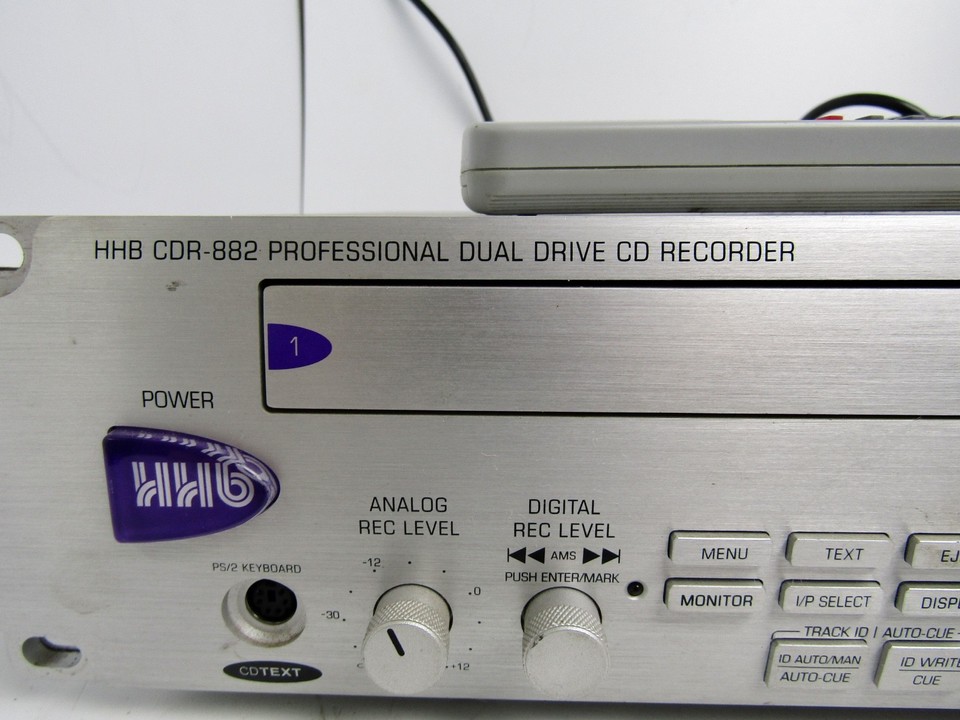 HHB CDR-882 DualBurn Dual Drive CD Recorder Rack-mount Professional ...