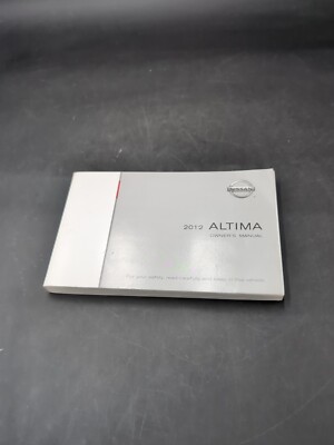 2012 NISSAN ALTIMA OWNERS OPERATORS DRIVERS GUIDE MANUAL BOOK GLOVEBOX ...