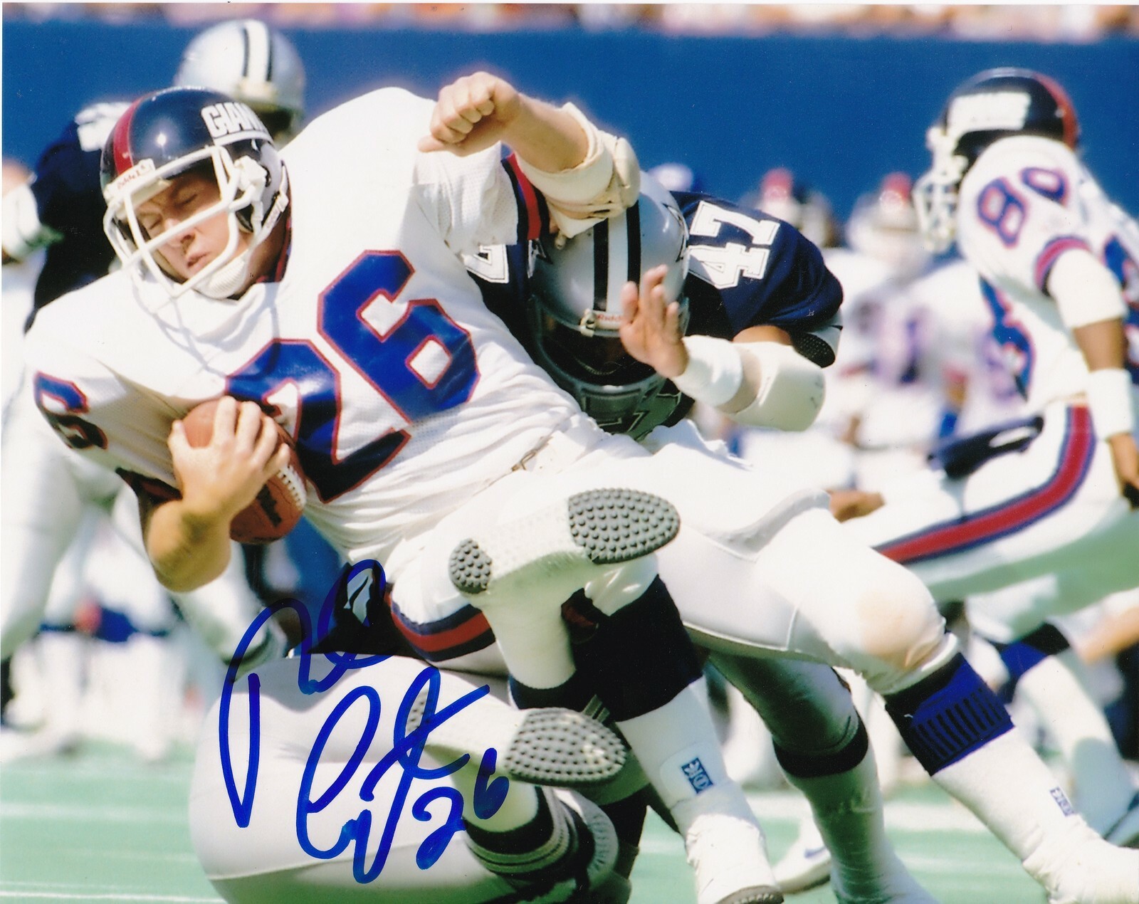 ROB CARPENTER NEW YORK GIANTS ACTION SIGNED 8x10 | eBay