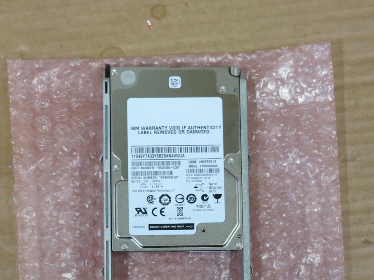 IBM 2.5" 300Gb 15k 6Gb SAS HDD's 00Y5797 For Storwize V5000 | eBay