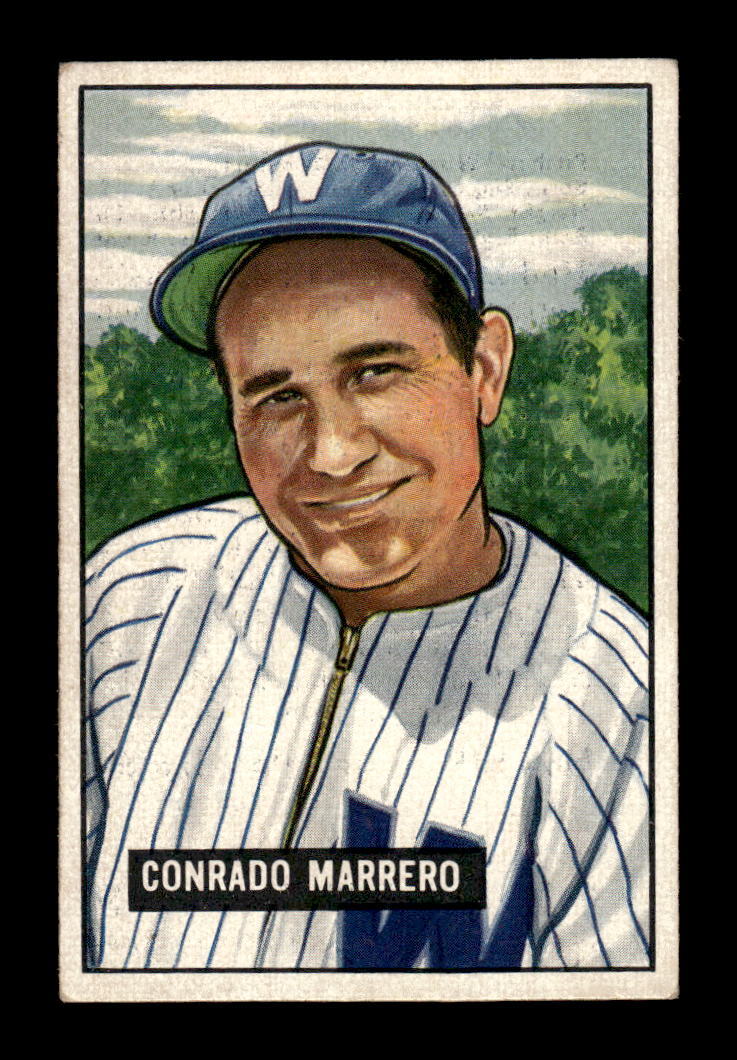 1951 Bowman Baseball #206 Connie Marrero VGEX Washington Senators | eBay