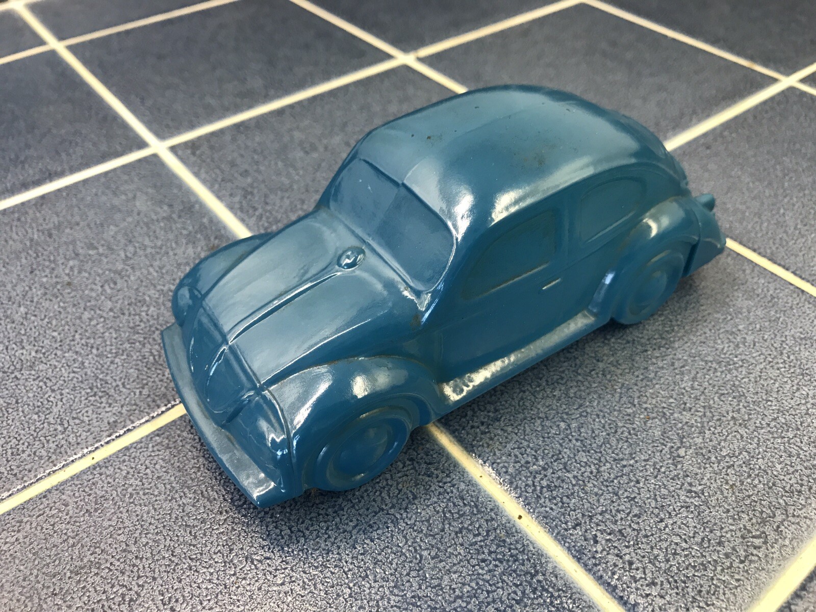 VINTAGE VW AVON BUG Blue Beetle Volkswagen After Shave Cologne Decanter ...