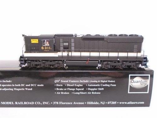 Atlas Ho 7977 SD-24 locomotive, Precision National 6311, QSI DCC sound ...