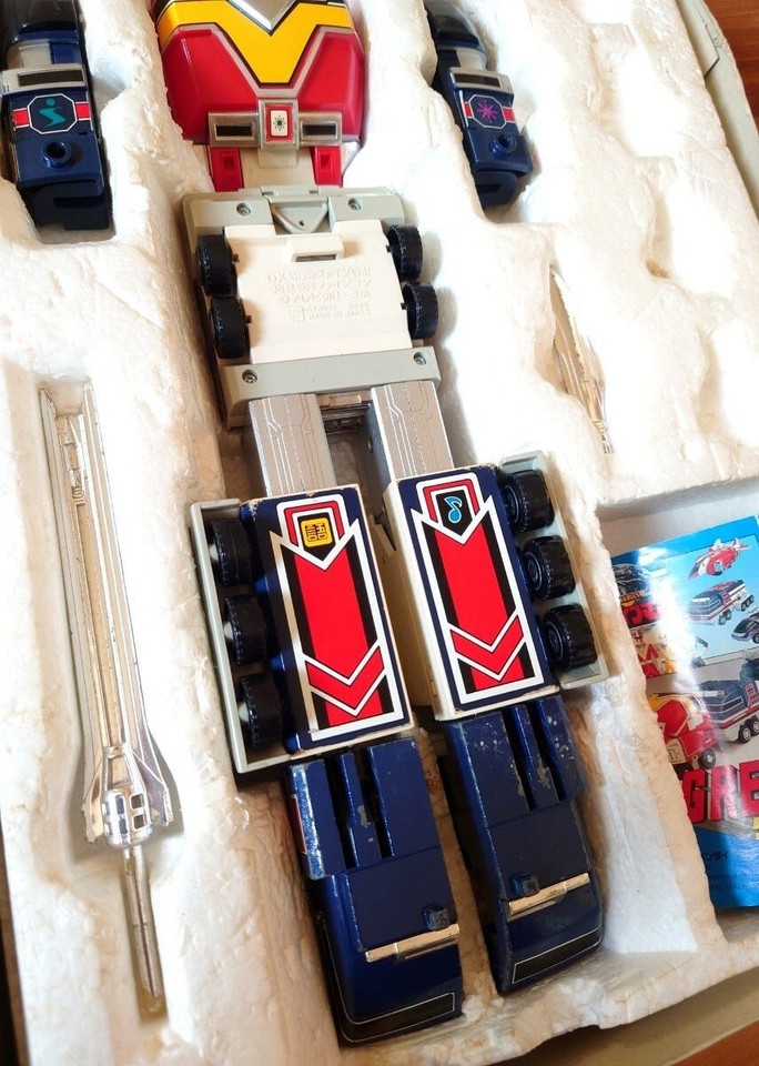 Chikyu Sentai Fiveman Dx Chogokin Five Robo BANDAI Used Good Item From ...