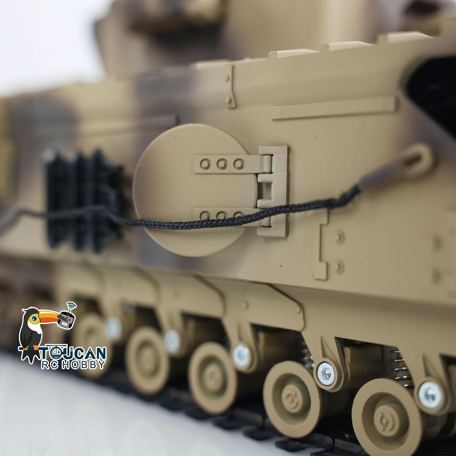 1/16 Tongde RTR RC Tank Churchill Mk.VII Metal Track IR Battle Tank ...