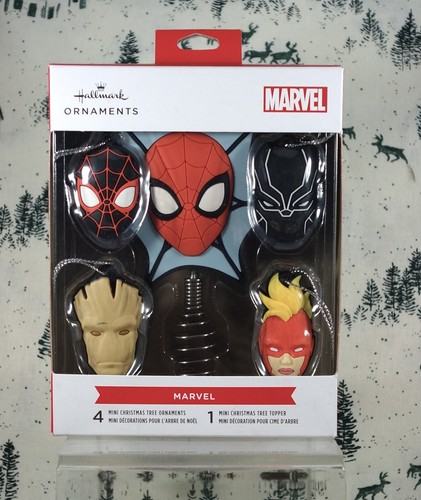 Hallmark Christmas Ornaments and Tree Topper Marvel Groot Spiderman | eBay