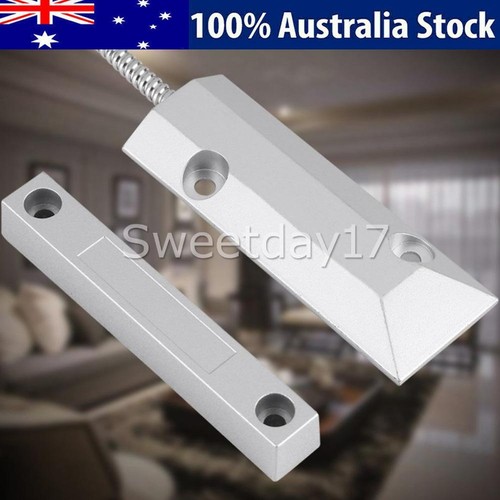 Magnetic Door Sensor Alarm Reed Switch Detector Roller Shutter Garage ...