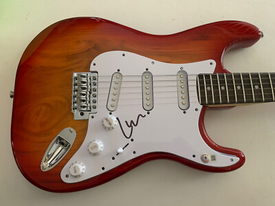 Lars Ulrich Metallica Signed Autographed Electric Guitar Beckett ...