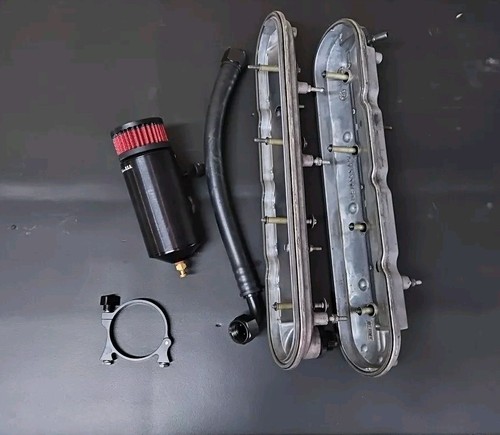 MIGHTY MOUSE OIL CATCH CAN With LS7 / LS VALVE COVERS CORVETTE Z06 | eBay