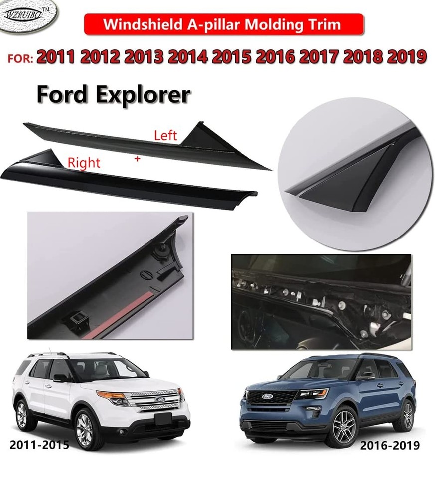 Windshield Trim Molding Front Outer Window Panel Explorer,Windshield ...