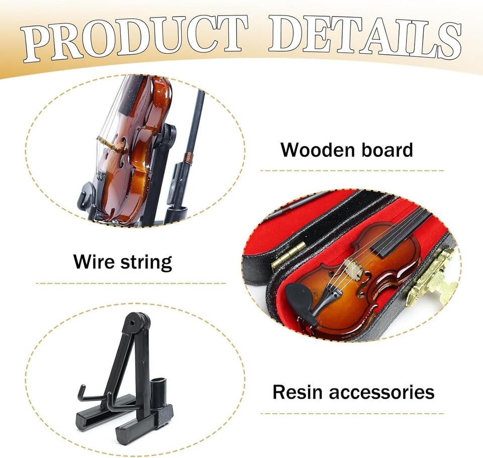 World's Smallest Violin Keychain – Miniature Gift for Music Lovers ...