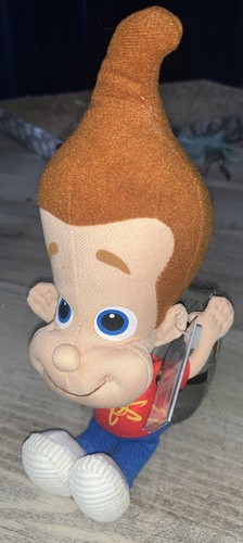 Jimmy Neutron Plush Toy 10” with Backpack 2003 Nickelodeon Rare Vintage ...