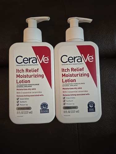 2 Pc CeraVe Itch Relief Moisturizing Lotion 8 Oz (K1) | eBay