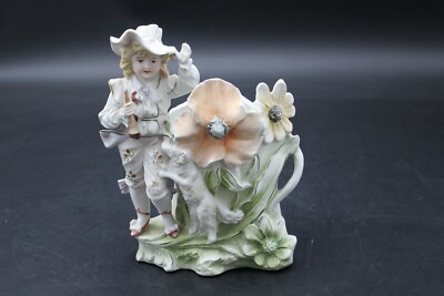 Vintage Gebruder Heubach Bisque Spill Vase Figurine | eBay