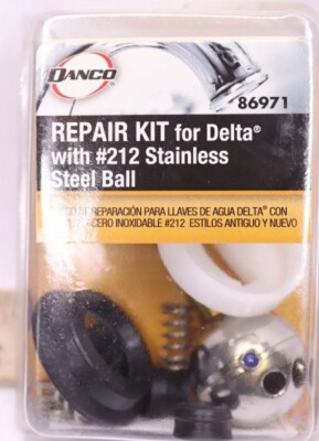 Danco Repair Kit for Delta with Number 212 Stainless Steel Ball 86971 ...