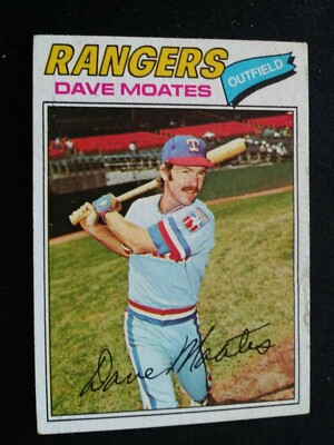 1977 Topps Baseball Card # 588 Dave Moates - New York Rangers | eBay