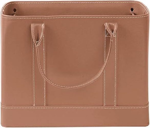 Chic File Folder Organizer Tote - Double Handled Portable Document ...