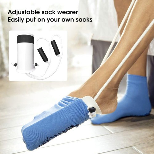 Sock Slider Aid Helps Put Socks On Off Slider Aid Blue Helper Sock aid ...