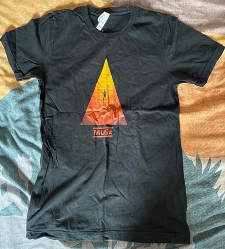 Muse T Shirt Rare Rock Band Merch Tee Matt Bellamy Size Small Black | eBay