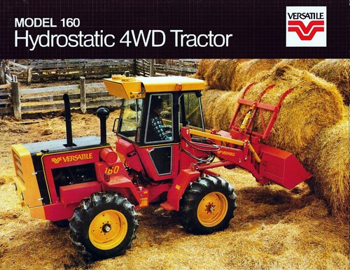 1981 VERSATILE 160 BIDIRECTIONAL 4-WD TRACTOR - ORIGINAL FOLDOUT BROCHURE | eBay