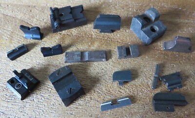 Front and rear sights for military and commercial rifles on marked ...