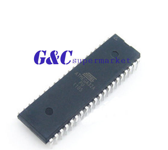 10PCS ATMEGA32A-PU MCU AVR 32K FLASH 16MHZ 40-PDIP ATMEL | eBay