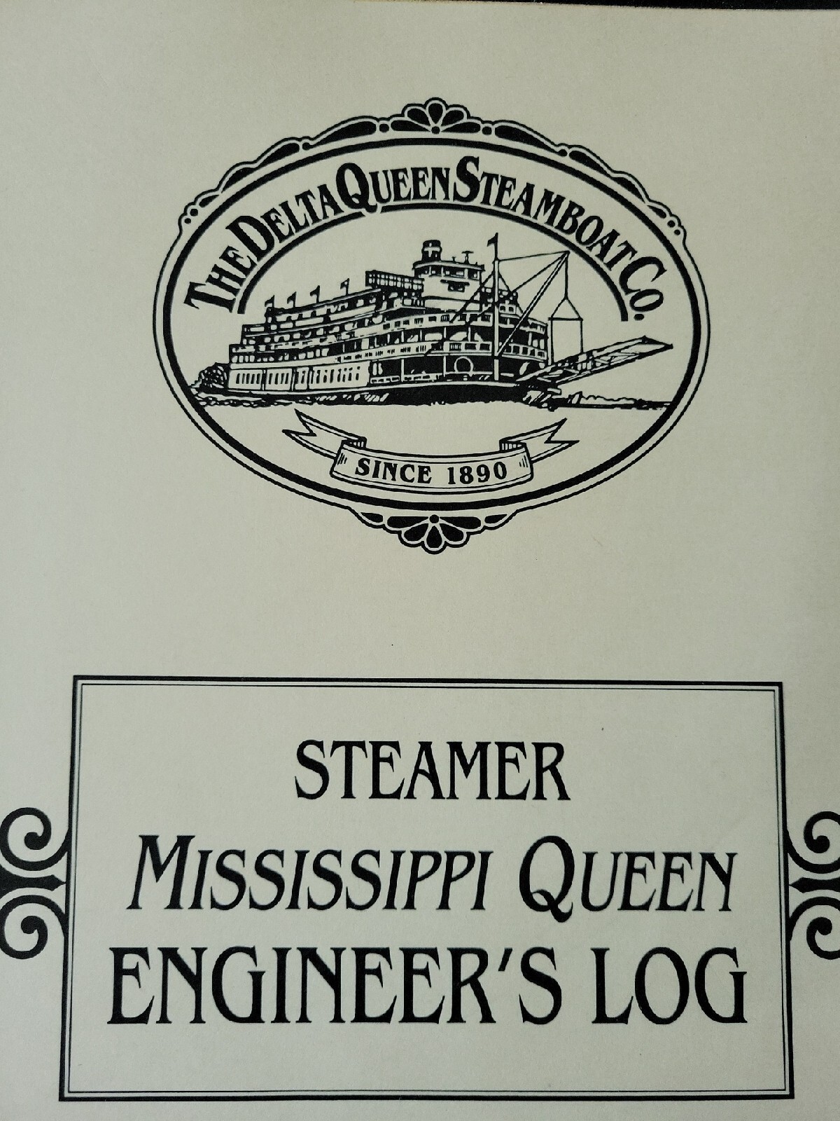 Vintage Steamer Engineer's Log Book Mississippi Queen | eBay