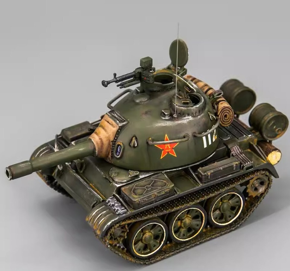 Type 59 main battle tank with 3 pairs wheels or 5 pairs wheels 3D ...
