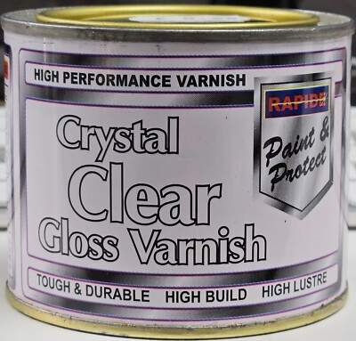 Crystal Clear Gloss Varnish RAPIDE 180ml Free Postage | eBay UK
