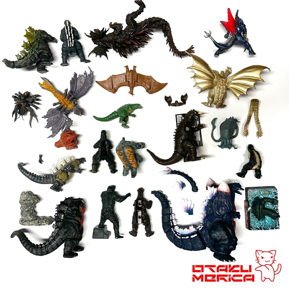 Massive Godzilla Junk / Parts Lot - 6lbs of HG, Hyper Hobby, Bandai ...