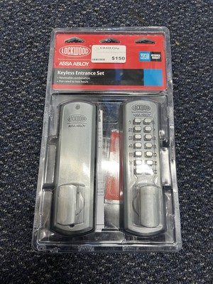 Lockwood 530 Digital Door Lock DX Keyless Entrance Set Handle Combo ...