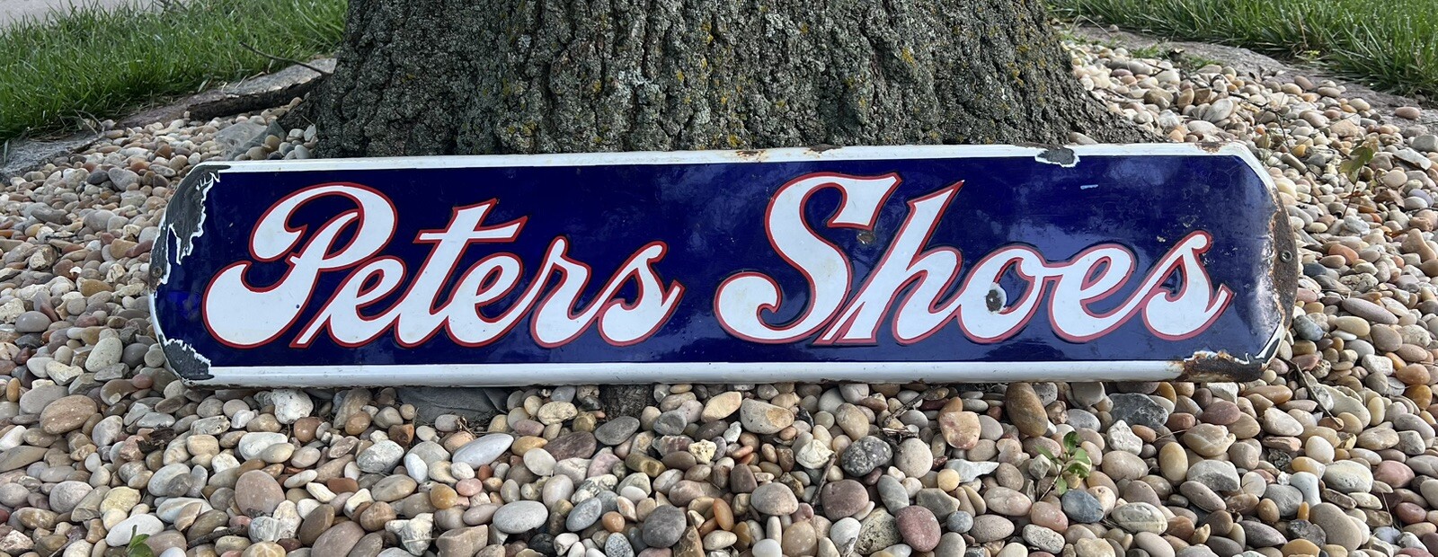 RARE Peter Shoes 3ft Porcelain Vintage Advertising Sign | eBay