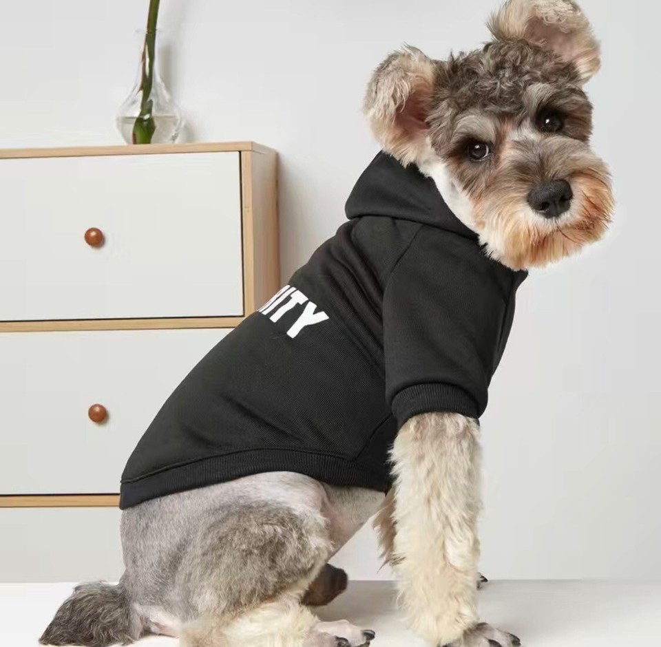 Small Dog, Doggie Hoodie Shirt Sweater Security Size M NEW! Pet Clothes ...