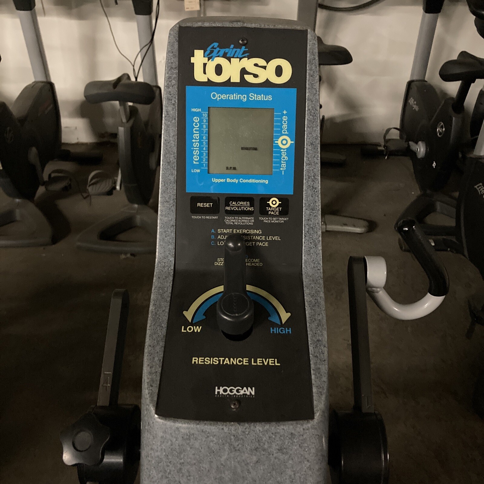 Hoggan Sprint UBE Upper Body Ergometer Commercial Gym Fitness Equipment ...