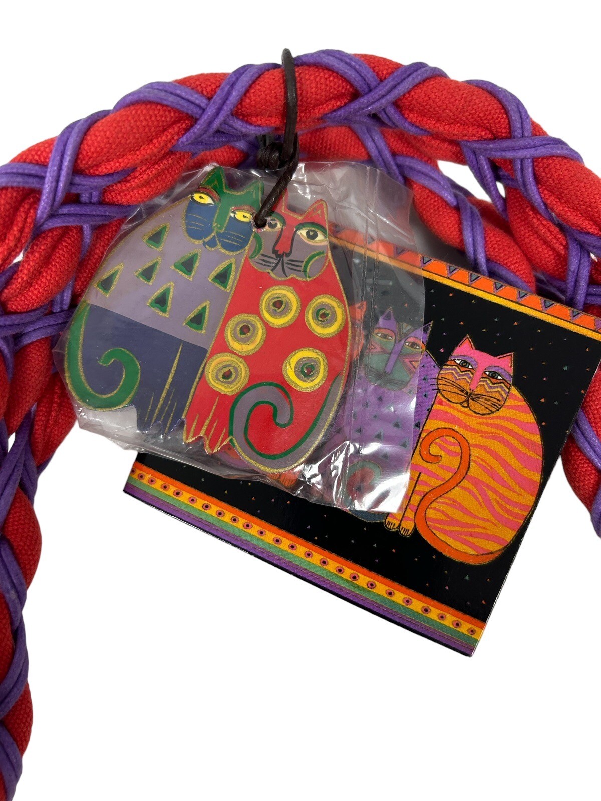 Laurel Burch Cat Multi Feline Tribe Friends/SMALL Scoop Tote Bag LB7913 ...