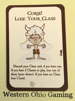 Munchkin Curse! Lose Your Class Card USED READ Rigged Demo Steve ...