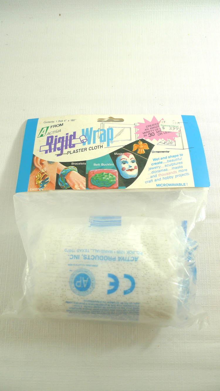 RIGID WRAP Plaster Cloth Roll 4" x 180" Wet & Shape Microwavable NEW | eBay